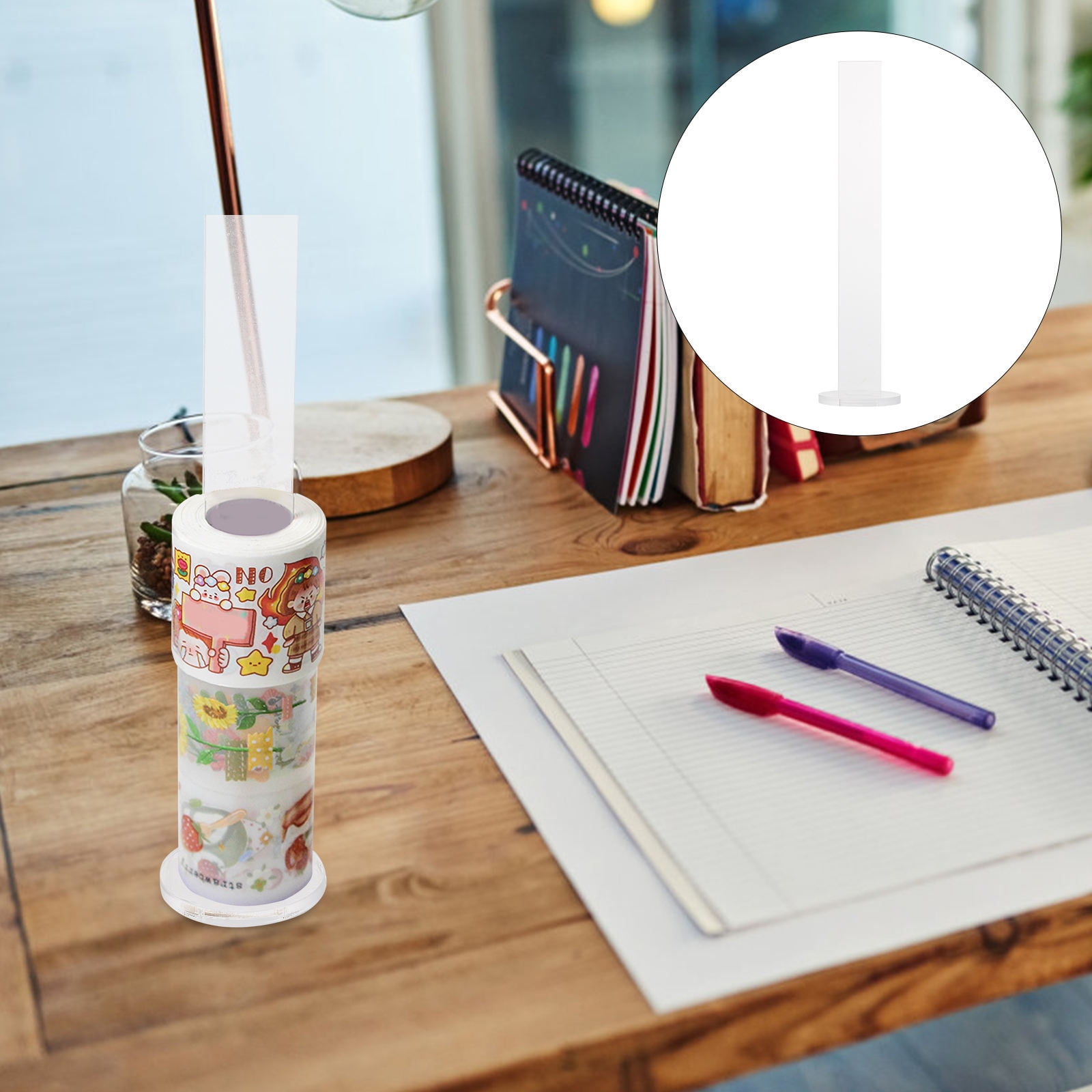 Raindrops 2 Sets Washi Tape Organizer Acrylic Display Racks for Home ...