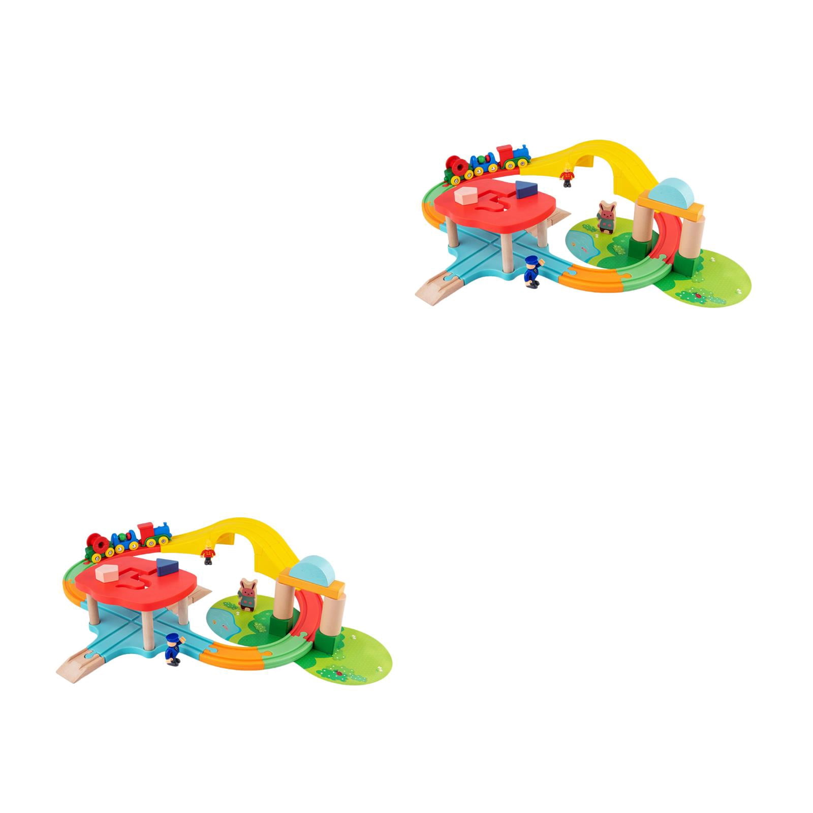 Raindrops 2 Sets of Funny Train Railway Creative Train Rail Train ...