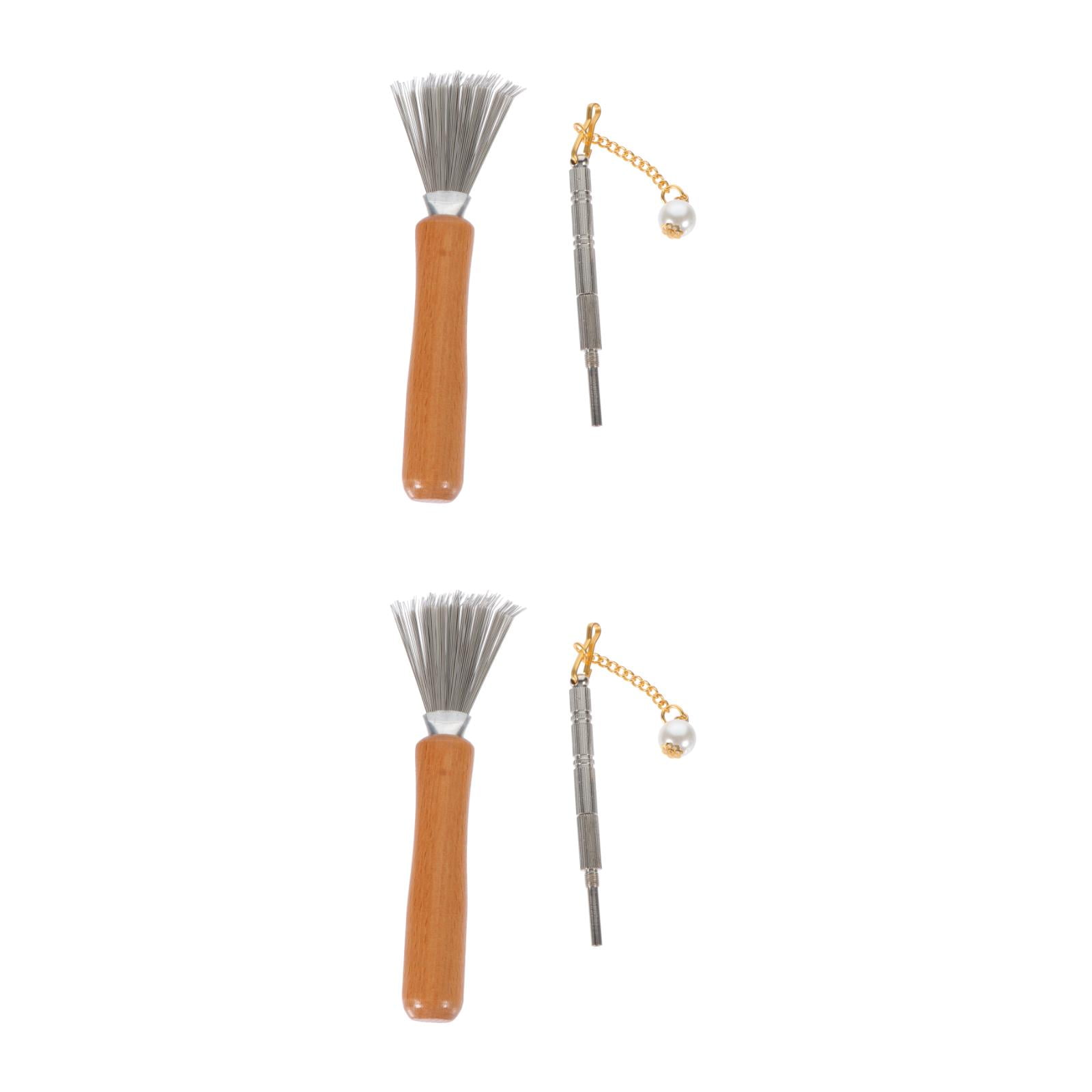 Raindrops 2 Sets of Needle Straightener Flower Frog Rake Ikebana Tools ...