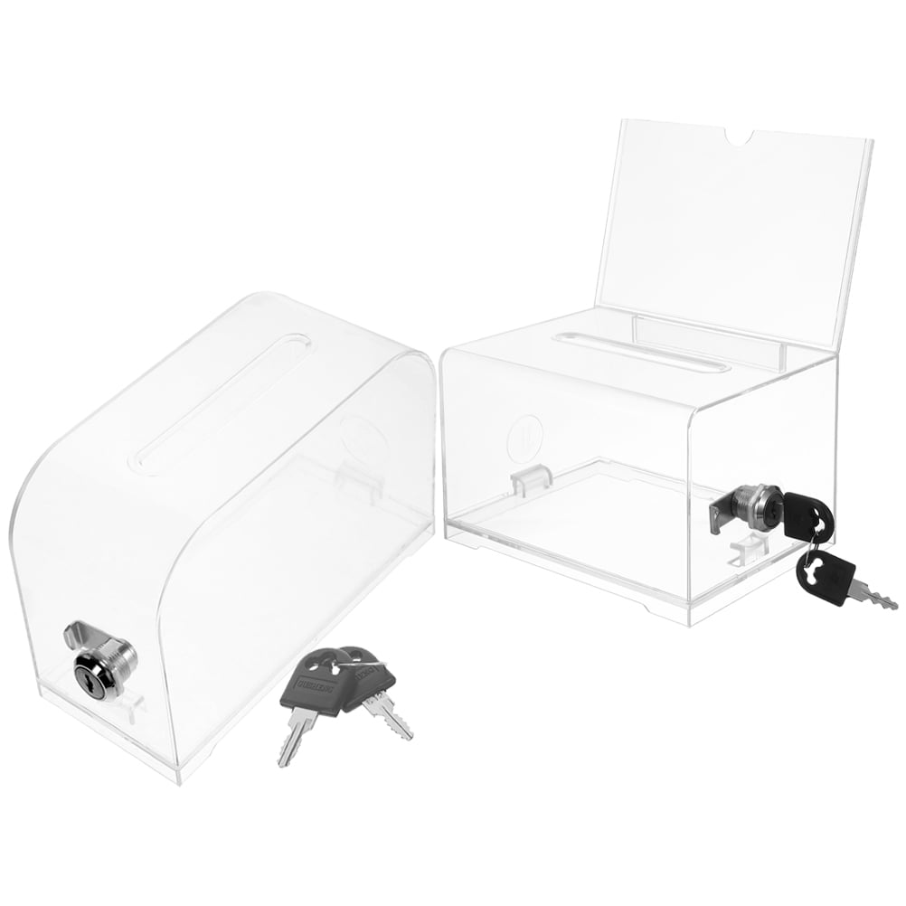 Raindrops 2 Sets of Portable Lock Cards Box Business Card Playing Card ...