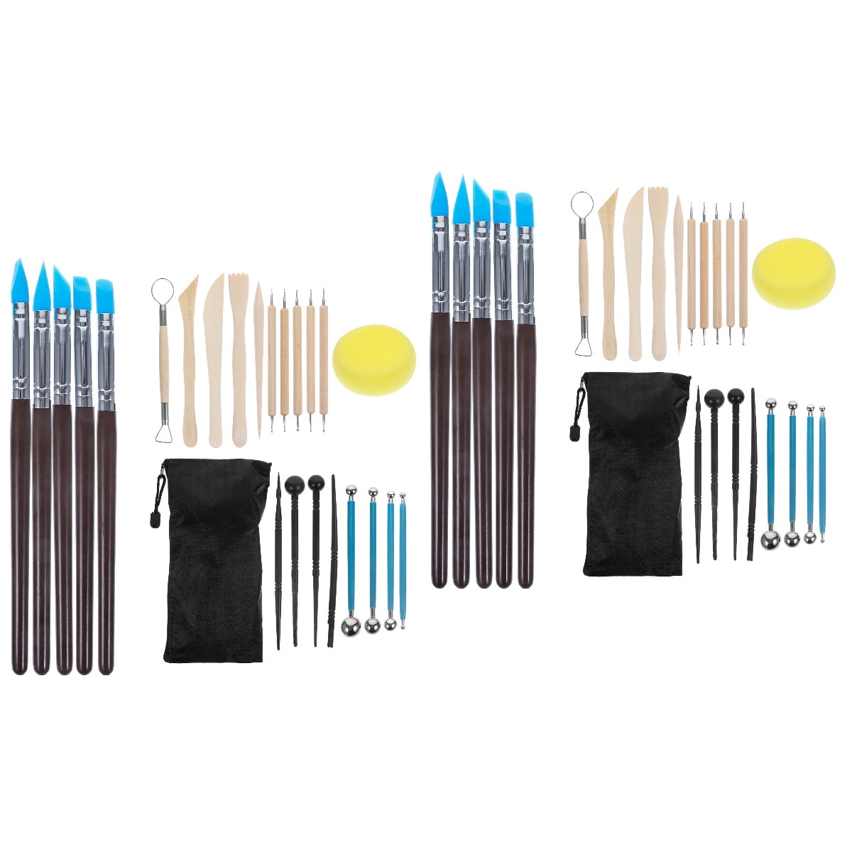 Raindrops 2 Sets of Reusable Pottery Carving Tools Clay Tools Modeling ...