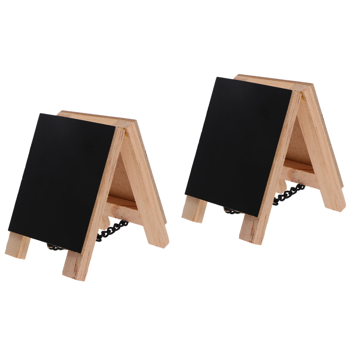Raindrops 2 pcs A- Frame Sign with Stand Base Wood Shaped Vertical ...