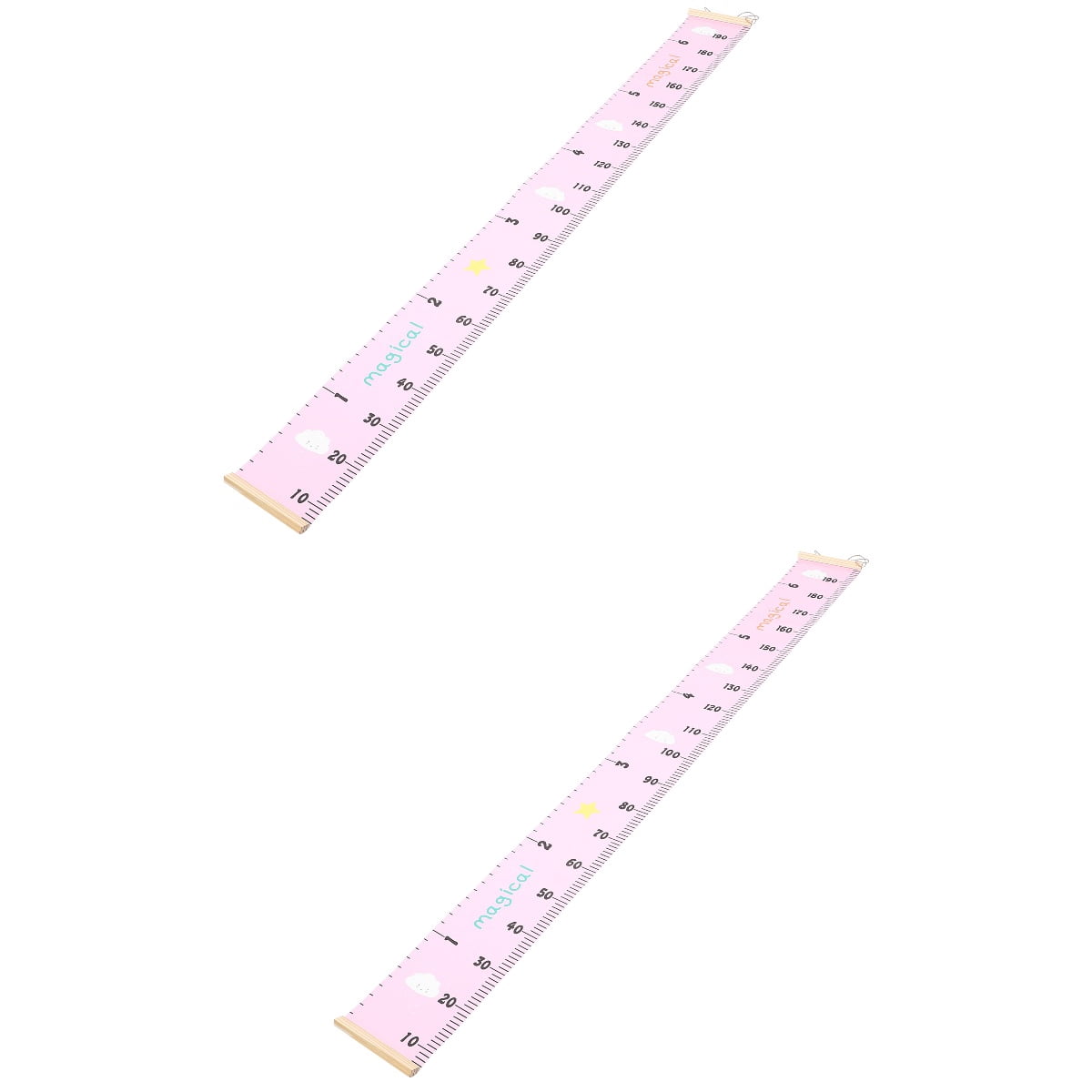 Raindrops 2 pcs Children Height Measuring Tape Kids Growth Chart Height ...