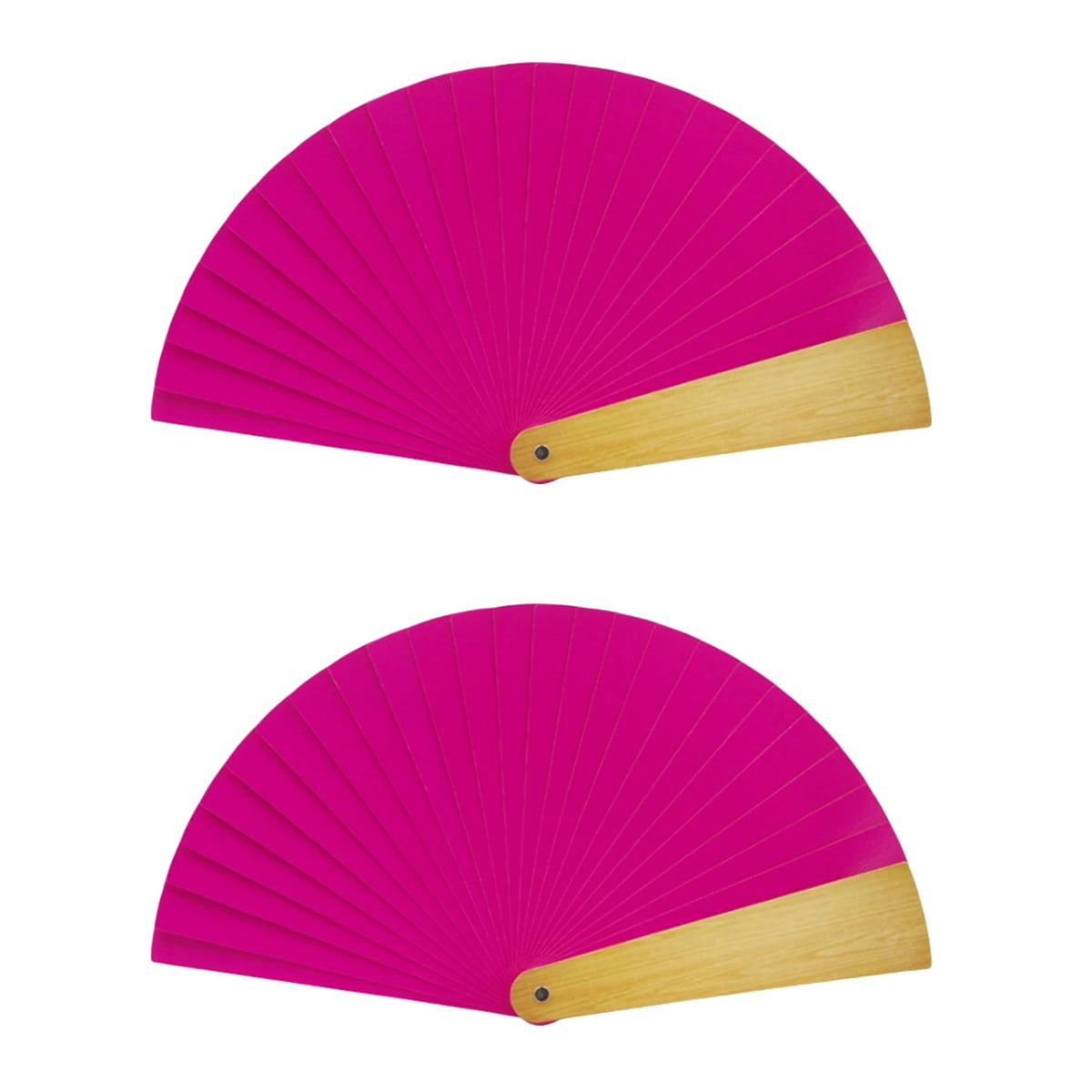 Raindrops 2 pcs Color Changing Fan Handheld Simple Stage Performace Fan ...