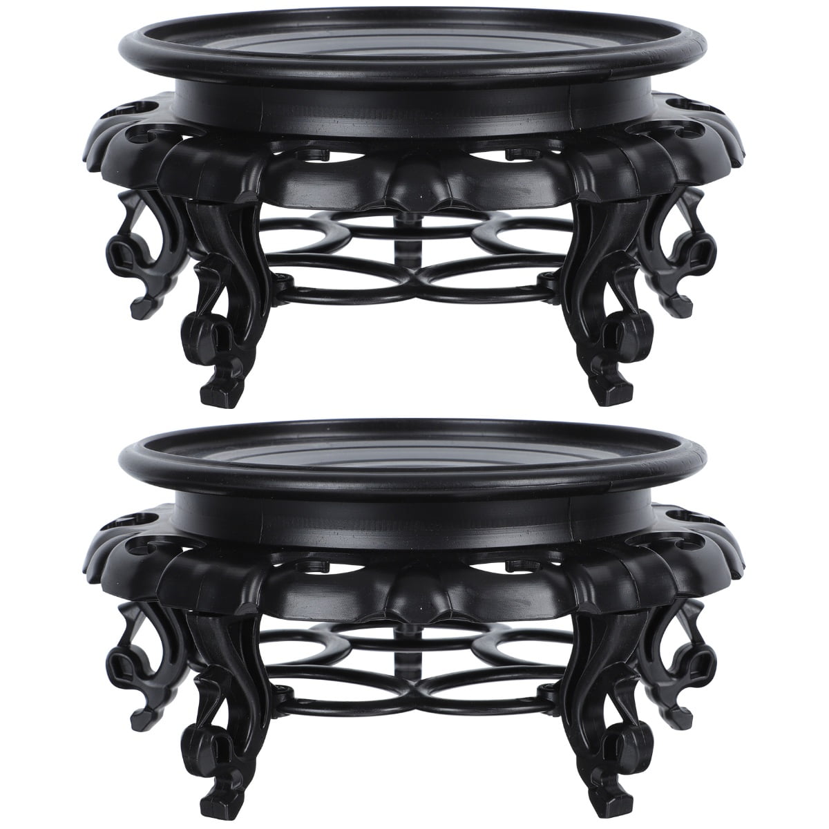 Raindrops 2 pcs Small Potted Plant Rack Mini Fish Tank Rack Jade Stone ...