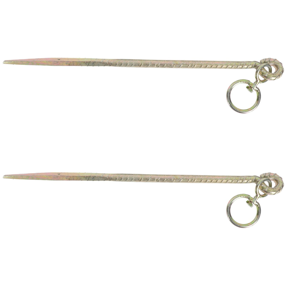 Raindrops 2 pcs Tent Stakes Iron Cattle Sheep Horse Ground Nail ...