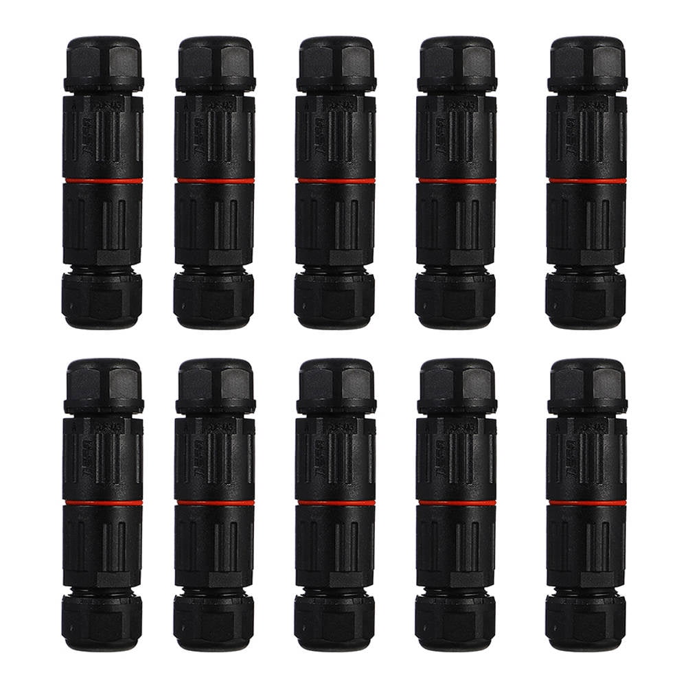 Raindrops 20 PCS /Set Low Voltage Light Cable Connector Waterproof ...