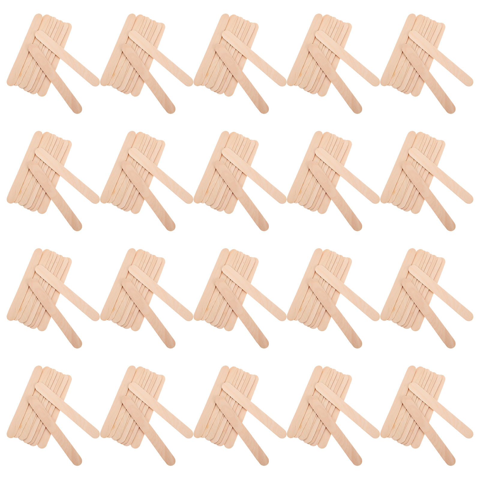 Raindrops 20 Packs Stick Spatula Wood Chips Professional Tongue ...