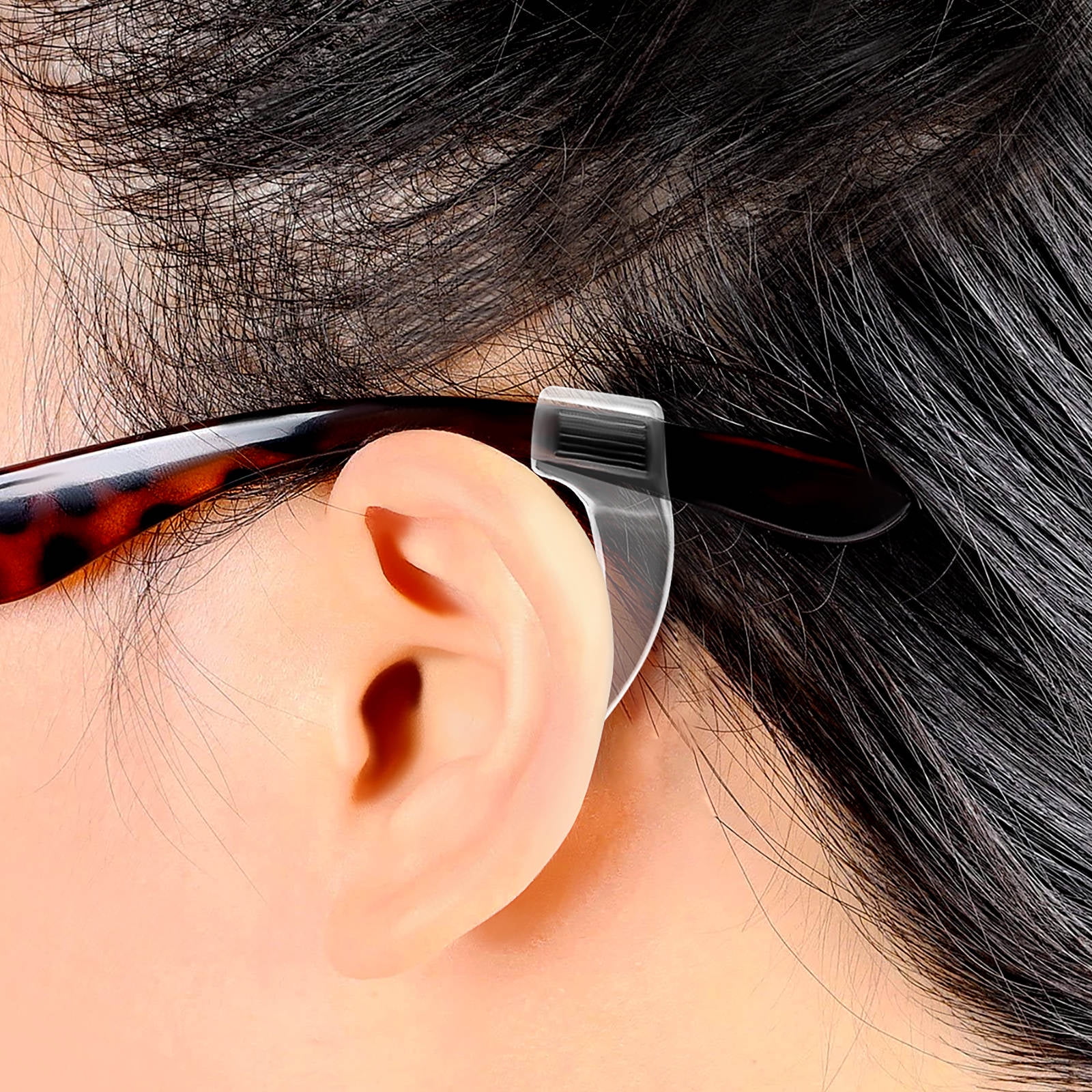 Raindrops Silicone Eyeglass Retainer Hooks 20 Pairs Non Slip for Sports ...