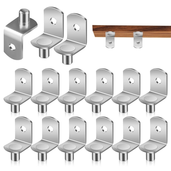 Raindrops 20 Pcs Cabinet Shelf Pegs Clips for Kitchen Cabinets Bracket ...
