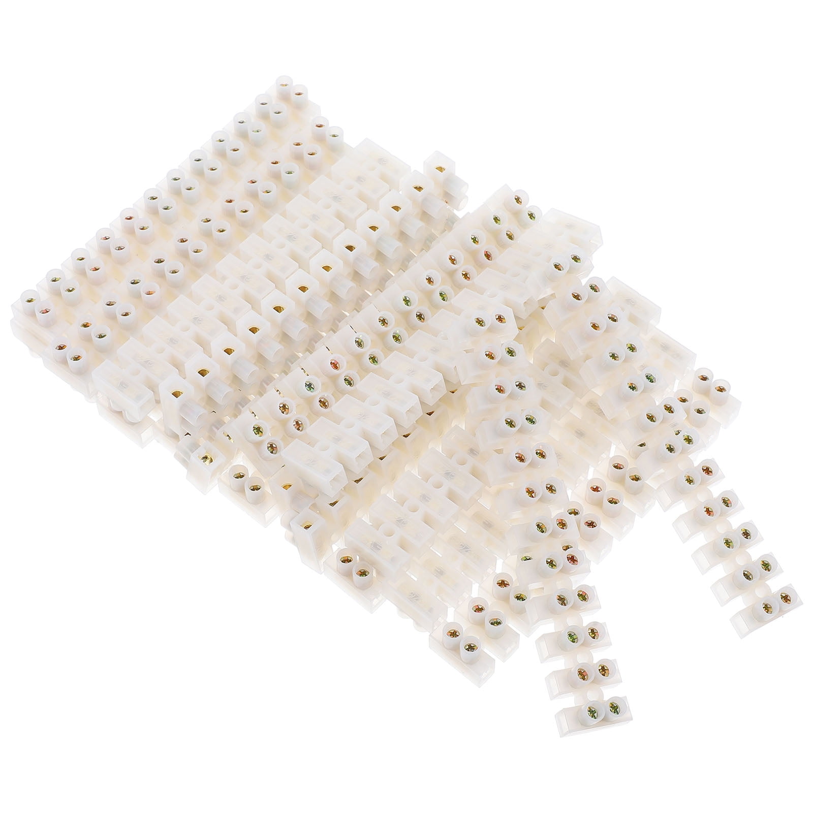 Raindrops 20 Pcs Cable Terminal Block Connector Screw Strip Micro ...