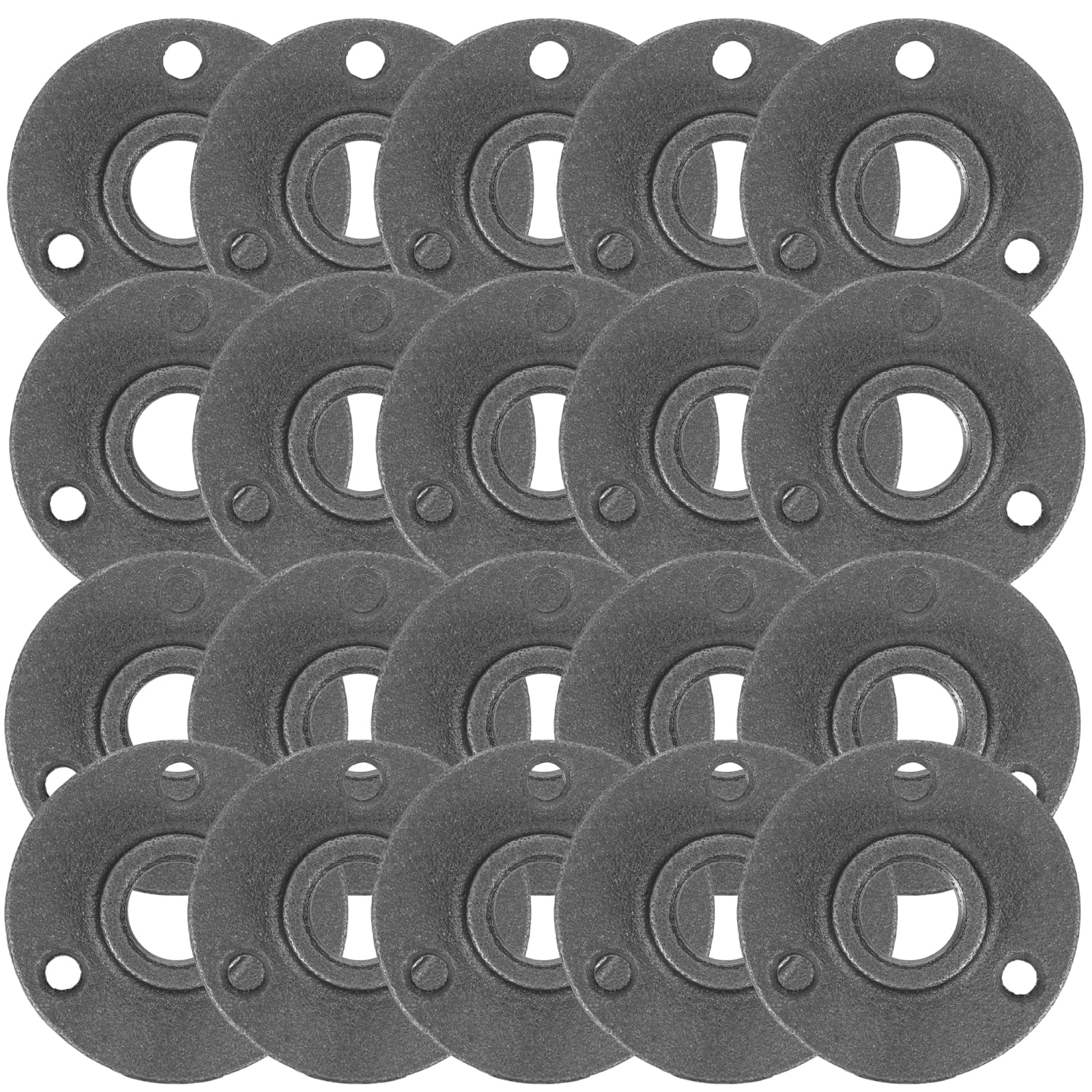 Raindrops 20 Pcs Conduit Adjustable 4-Point Flange Plate Floor Wall ...