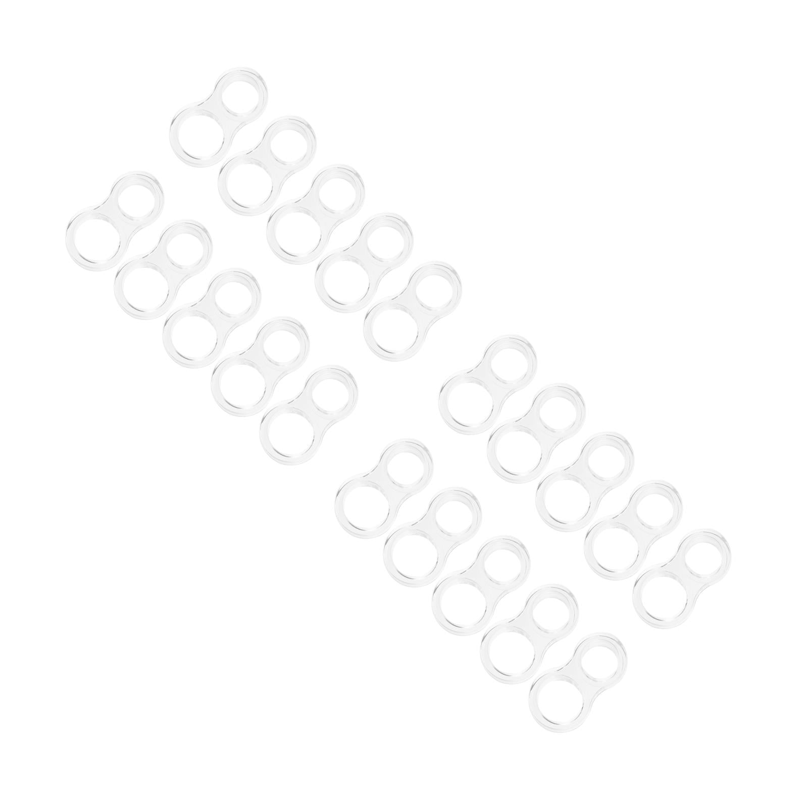 Raindrops 20 Pcs Door Handle Stop Transparent Door Stopper Rings Bumper ...