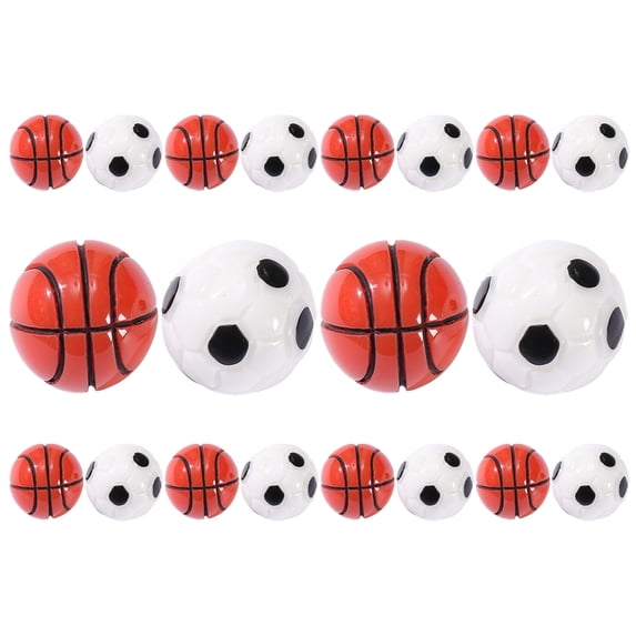 Raindrops 20 Pcs Fairy Field Accessory Mini Playground Footballs Tiny ...