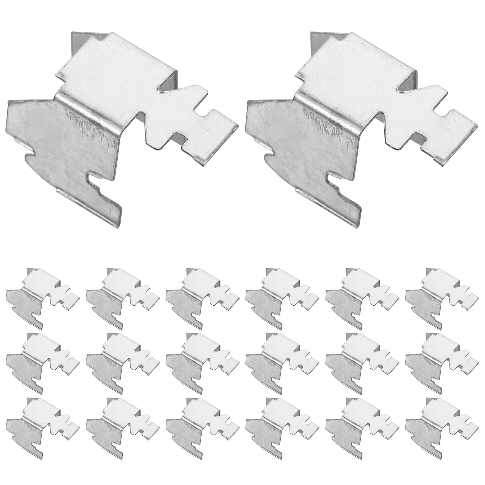 Raindrops 20 Pcs File Cabinet Buckle Shelf Brackets Shelving Clip ...