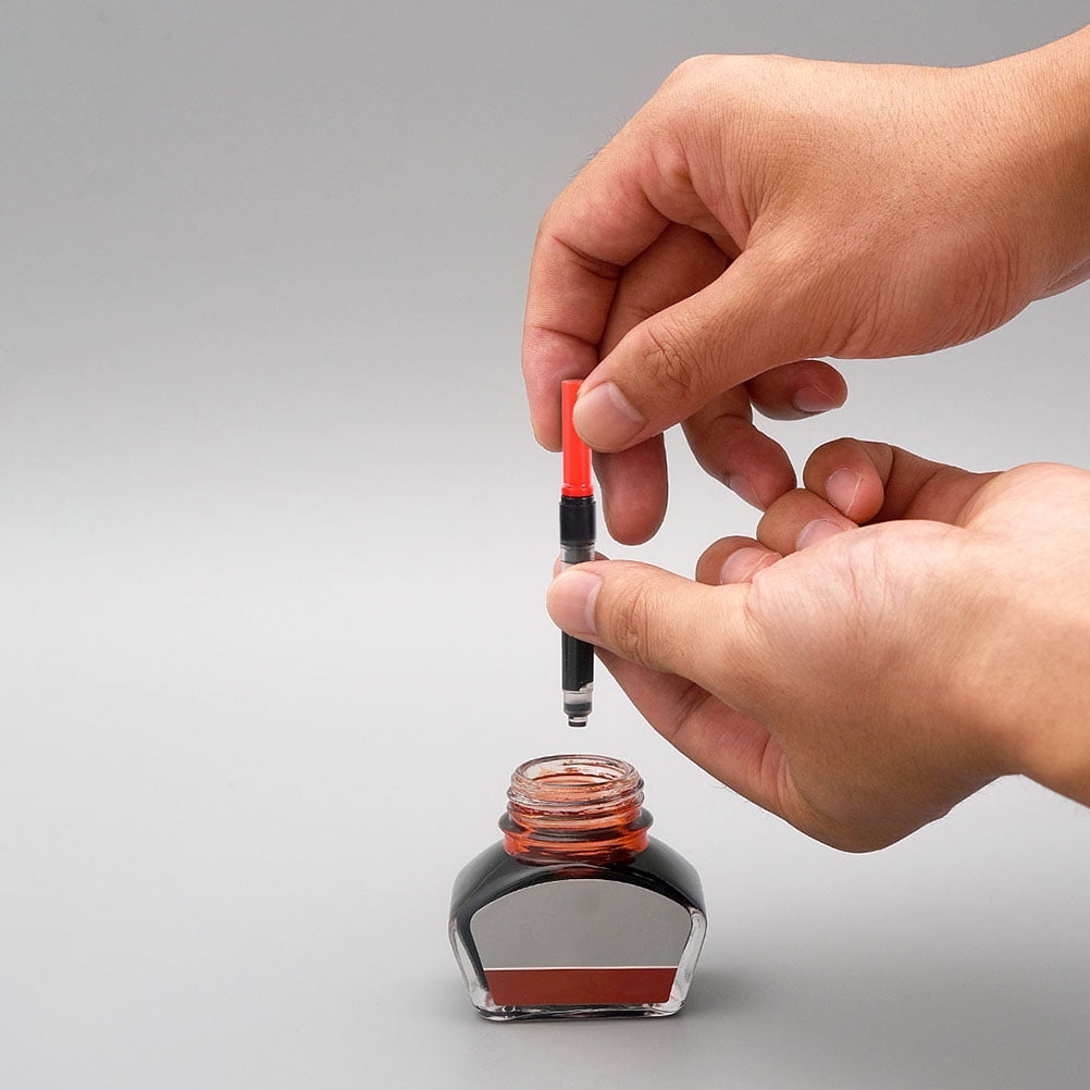 Raindrops 20 Pcs Fountain Pen Ink Refills for Stationery Use in Writing ...