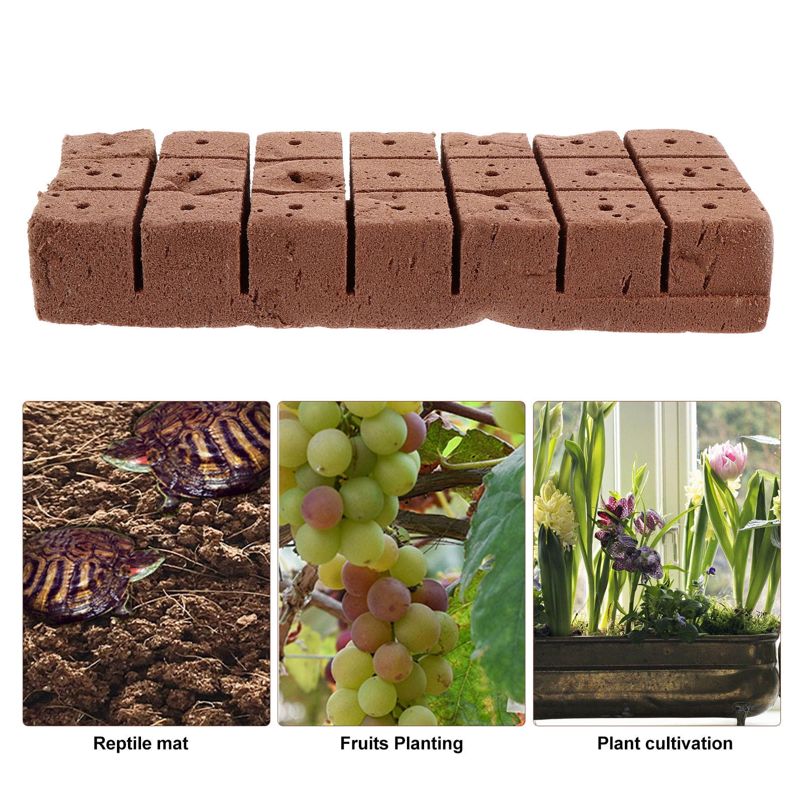 Raindrops 20 Pcs Gardening Blocks Supplies Soil Blocker Nutrients ...