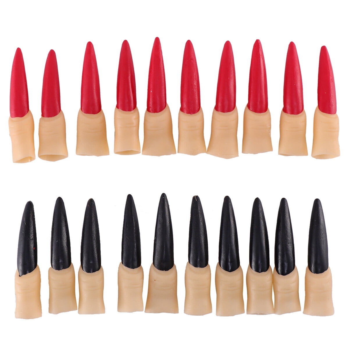 Raindrops 20 Pcs Halloween Nail Set Costume False Nails Claws Cosplay ...