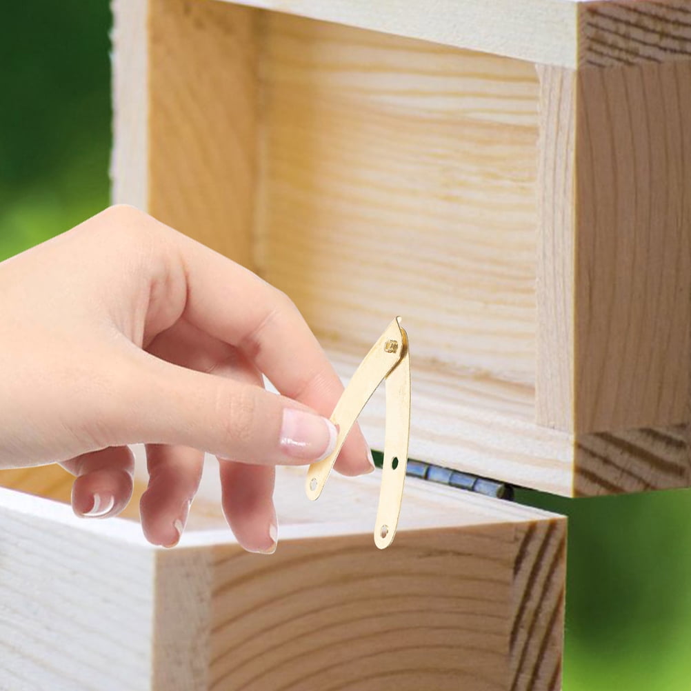 Raindrops 20 Pcs Hinge Adjustable Folding Support Hinges Clasp Boxes ...