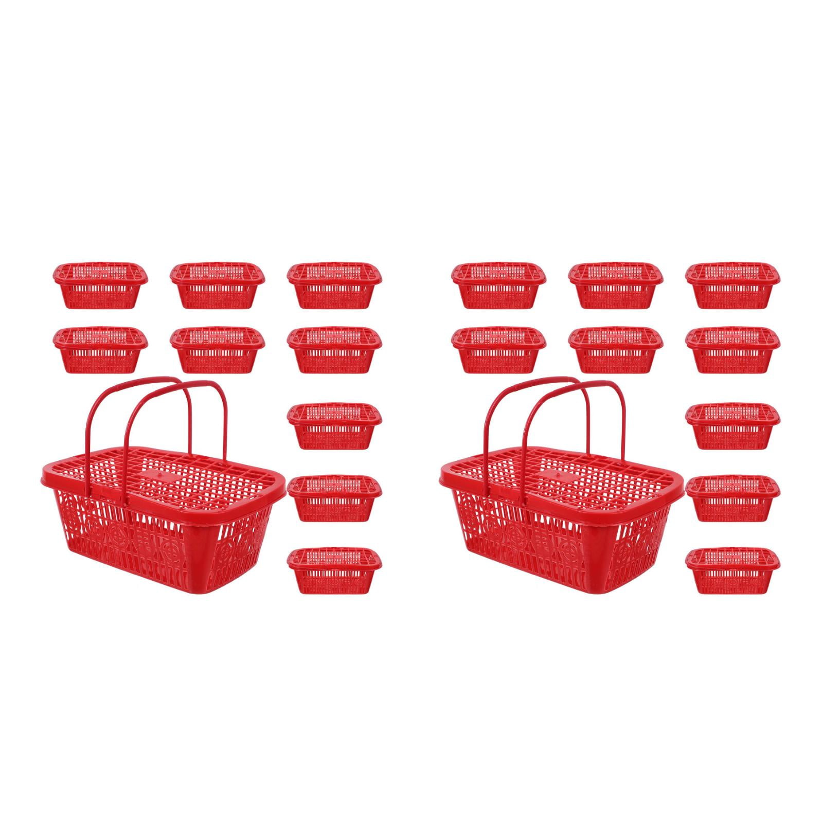 Raindrops 20 Pcs Plastic Berry Baskets Berry Boxes Picking Fruit ...