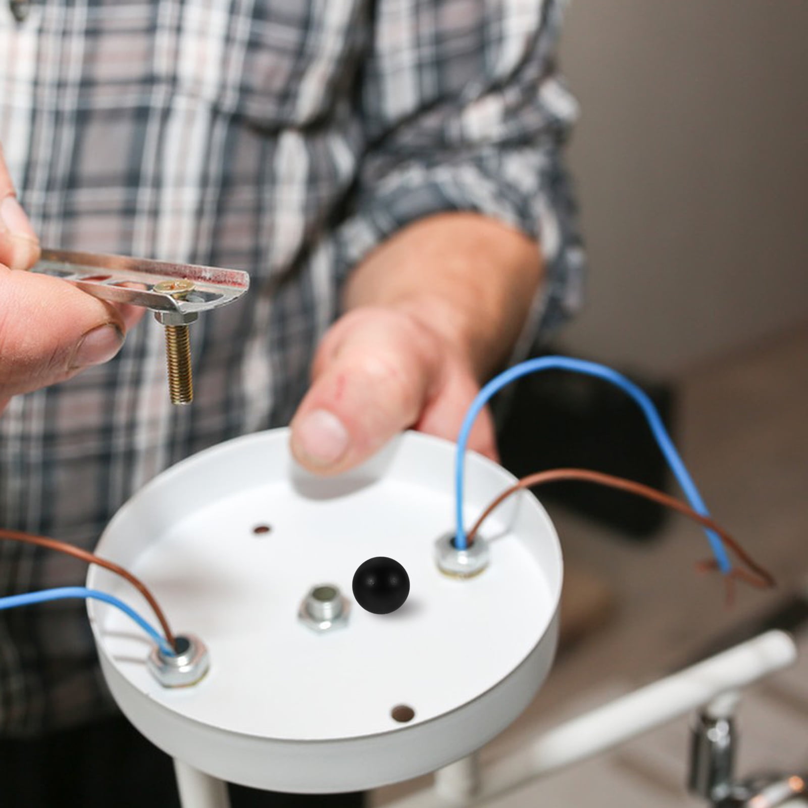 Raindrops 20 Pcs Threaded Cap Nuts Decorative Screw Caps for Lamp Shade ...