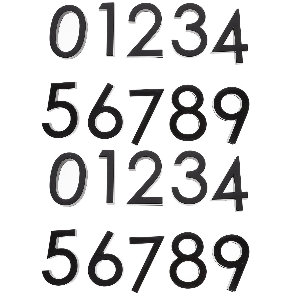 Raindrops 20 Pcs Wall Number Sign Door Hanging Sign Door Numbers ...