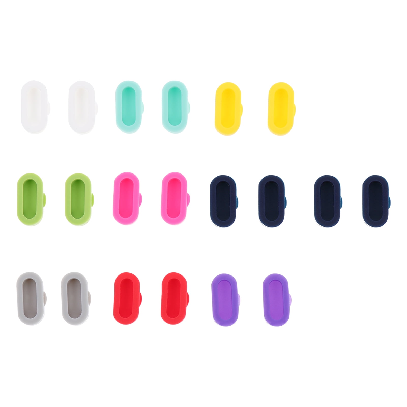 Raindrops 20 Pcs Watch Dust Plug USB Clear Wall Plugs with Ports Cable ...