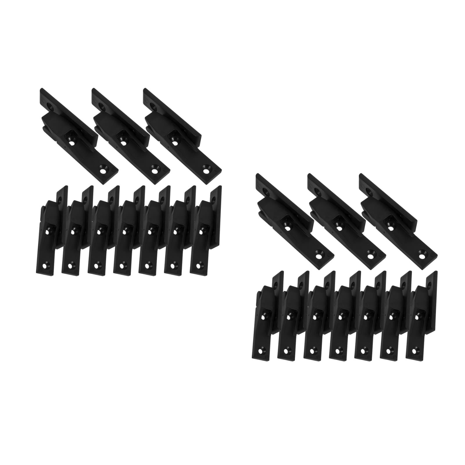 Raindrops 20 Sets Black Furniture Suspension Fitting Joint Bracket ...
