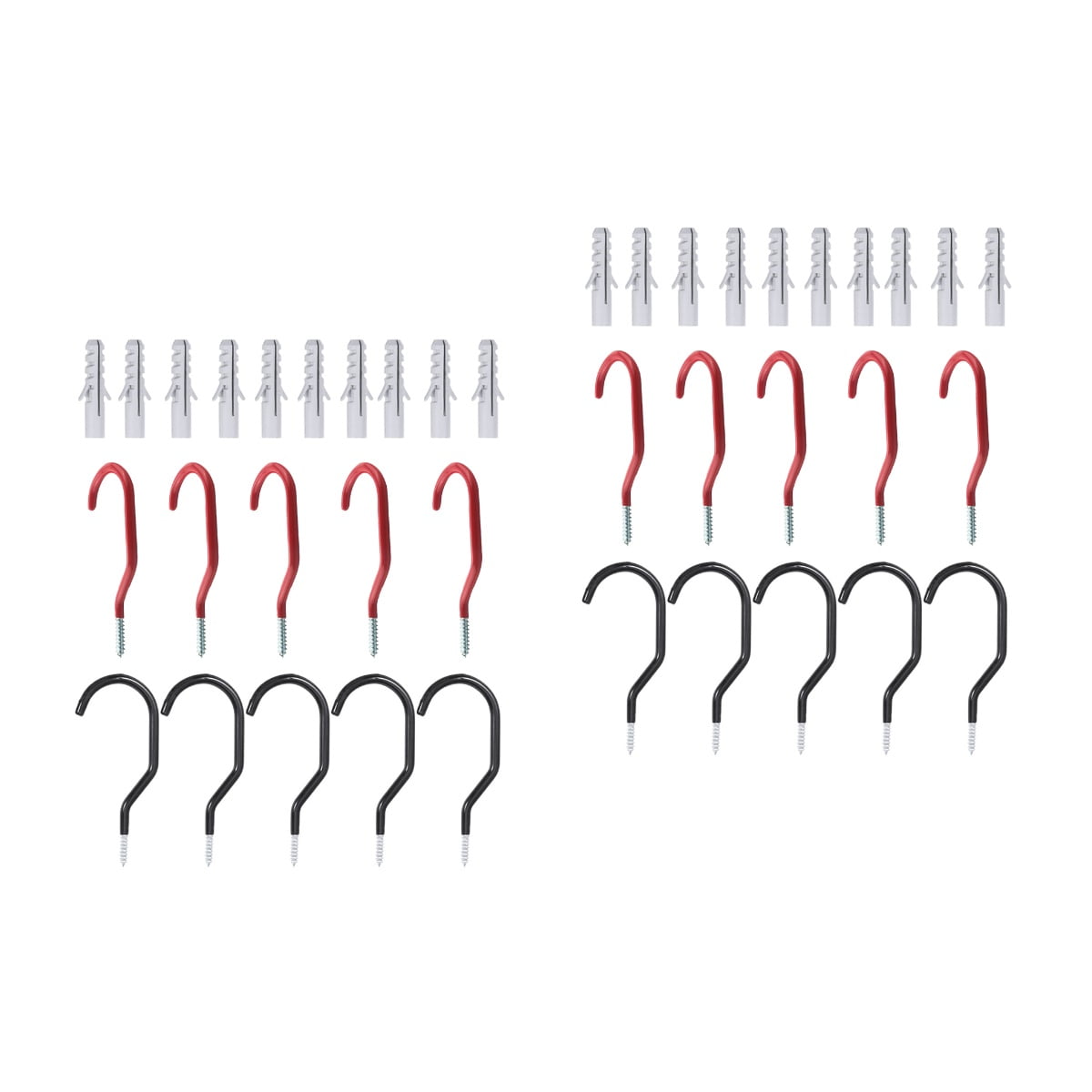 Raindrops 20 Sets Ceiling Storage Hangers Wall Bike Hooks Shed Garage ...