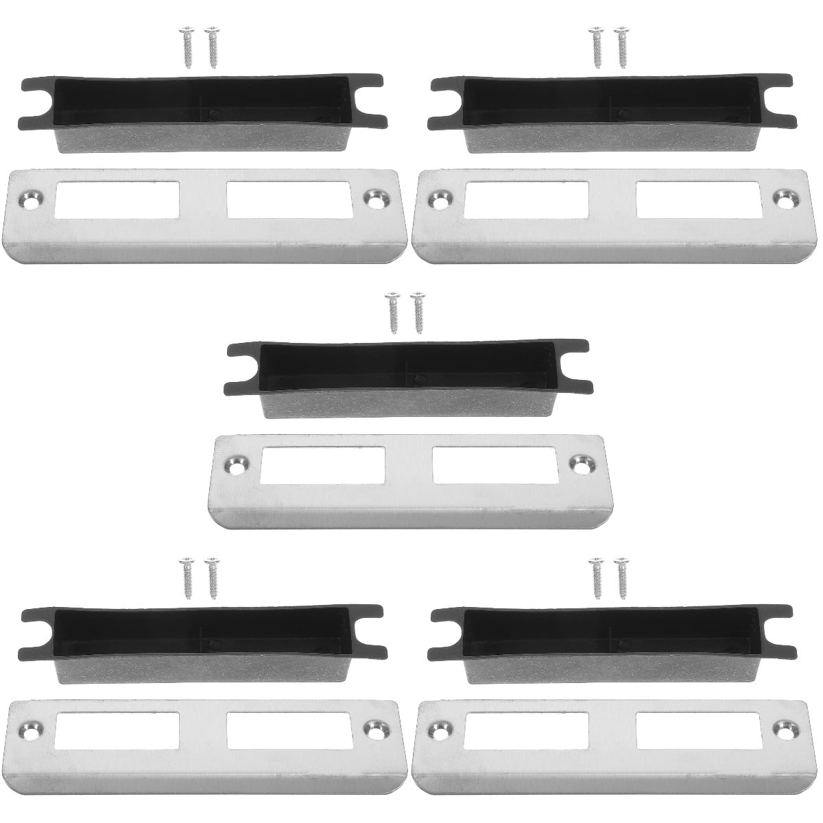 Raindrops 20 Sets Door Safety Strike Plates Door Hole Cover Plates ...