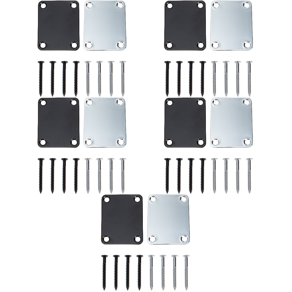 Raindrops 20 Sets Guitar Neck Plates Neck Plate Fix Guitar Neck Joint ...