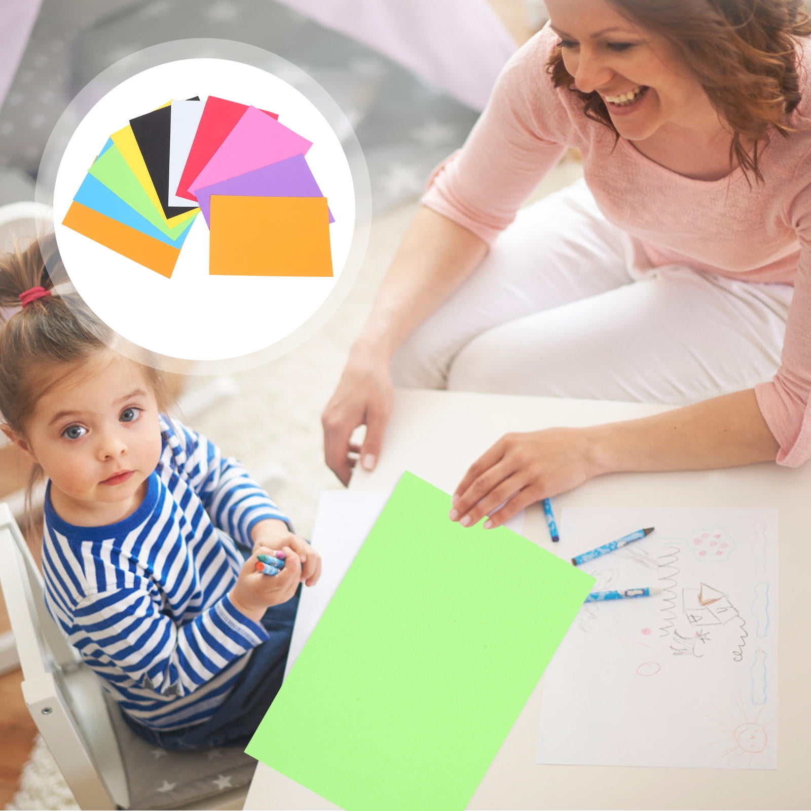 Raindrops 20 Sheets Colored Sponge Paper Handicraft Craft Sponge Multi ...