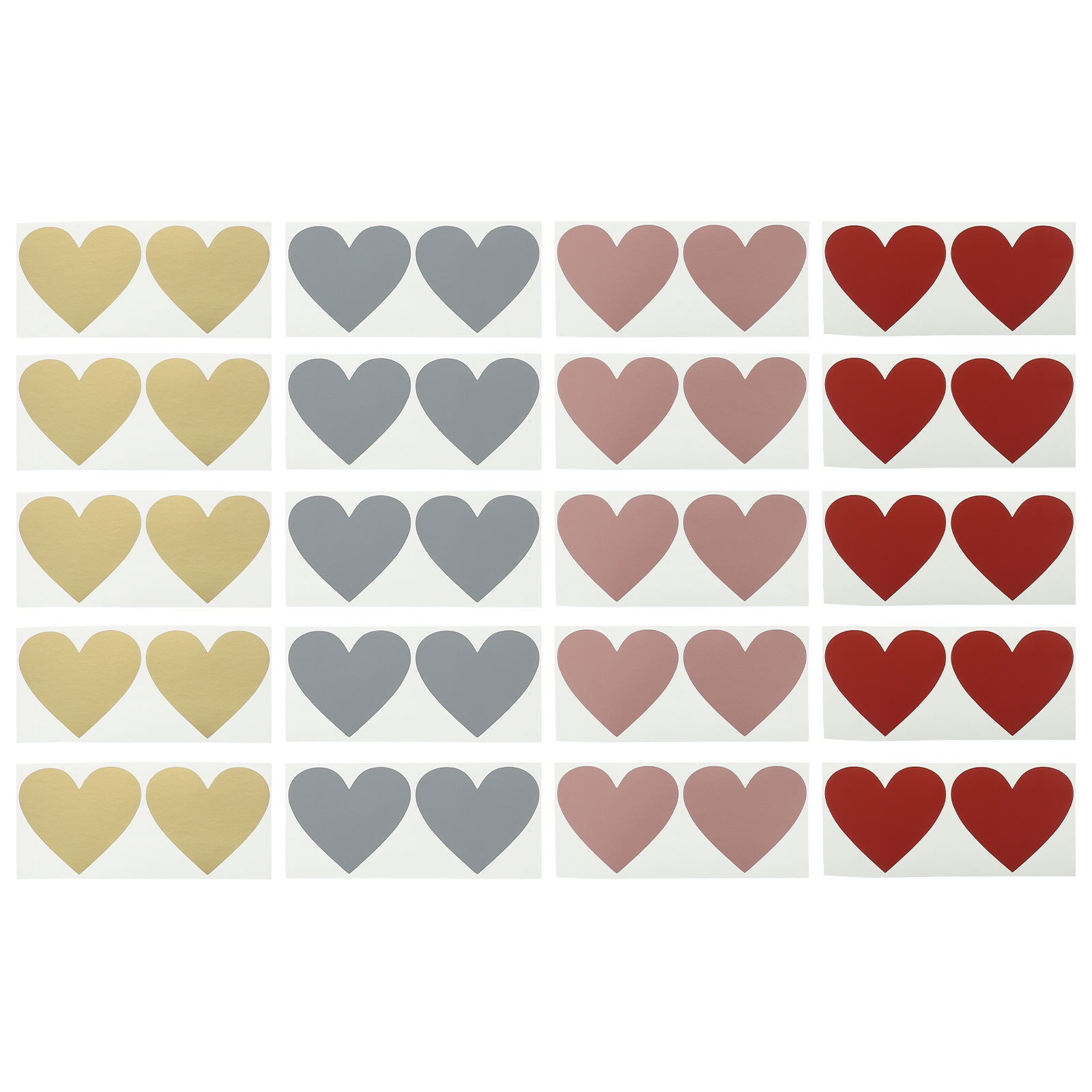 Raindrops 20 Sheets Creative Peel and Stick DIY Labels Heart Shaped ...