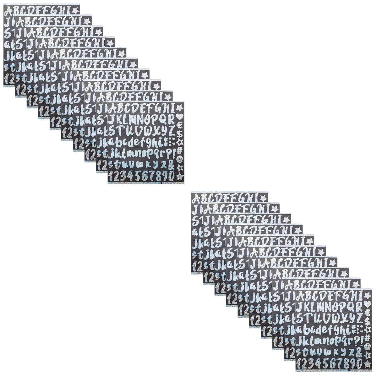 Raindrops 20 Sheets of Multi-Function Letters Stickers Decorative ...