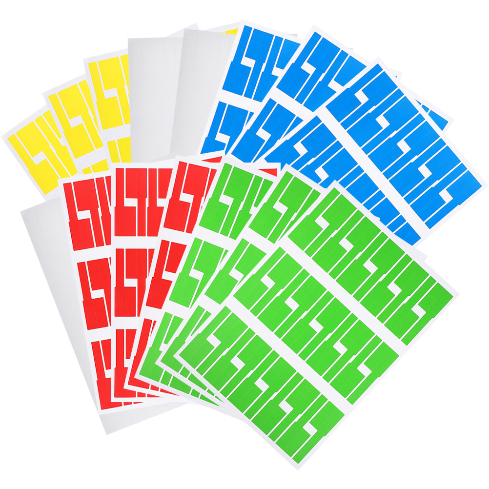 Raindrops 20 Sheets of Stickers Cord Labels Computer Cable Labels Self ...