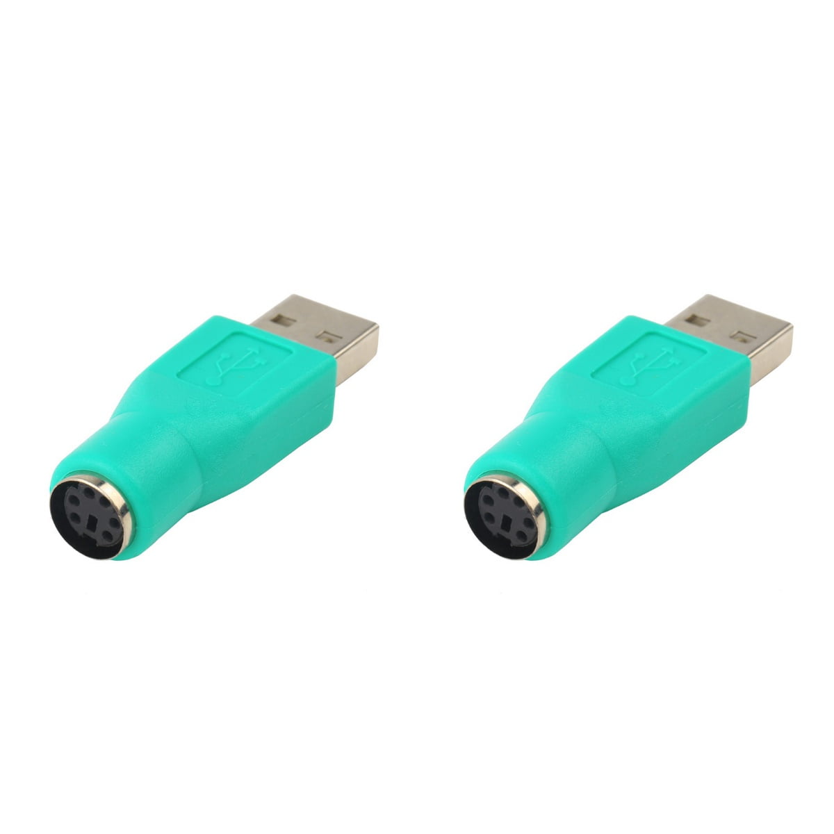 Raindrops 20 pcs 2 Female to USB Male Adapter Keyboard Mouse to USB ...