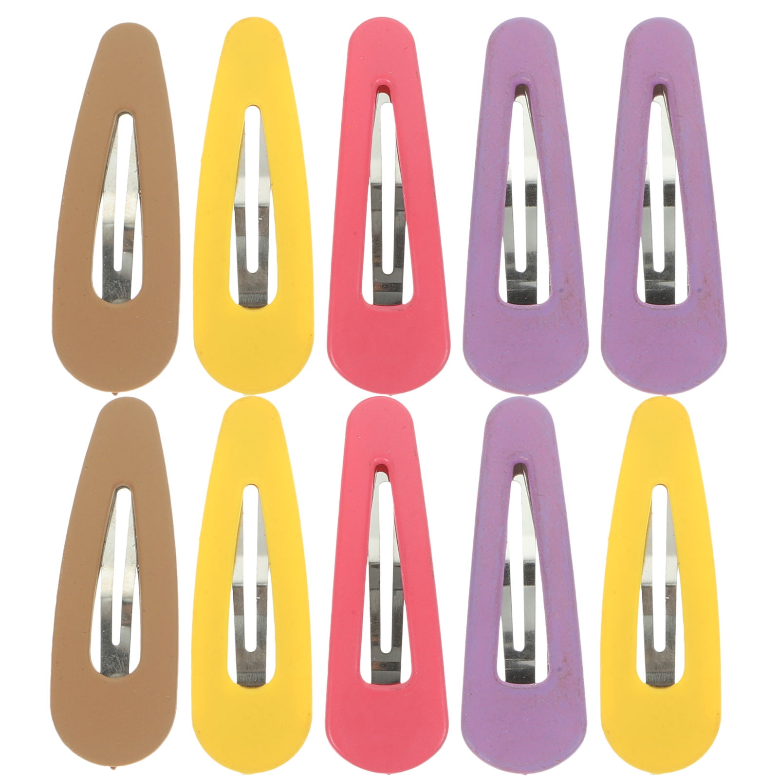 Raindrops 20 pcs Acrylic Hair Clips Candy Color Barrettes Hollow Hair ...