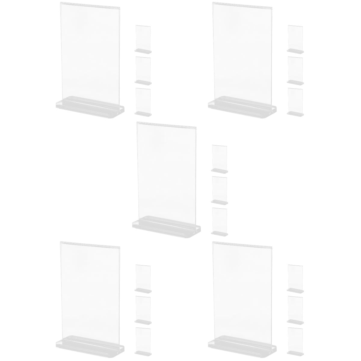 Raindrops 20 pcs Acrylic Poster Stand Desktop Menu Storage Stand ...