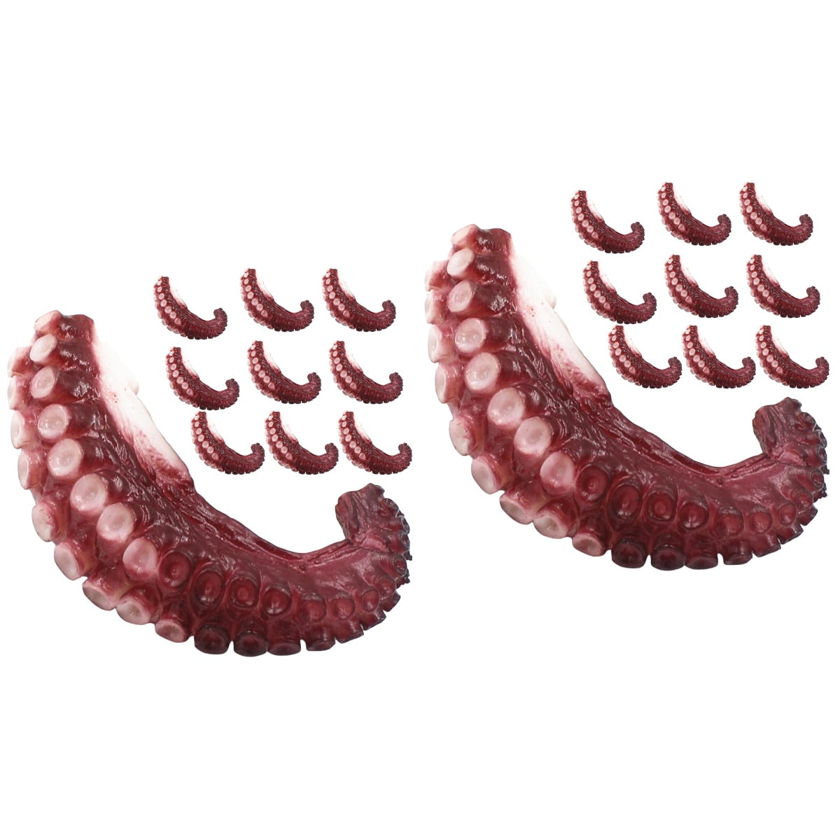 Raindrops 20 pcs Artificial Octopus Sample Fake Sea Food Simulation ...