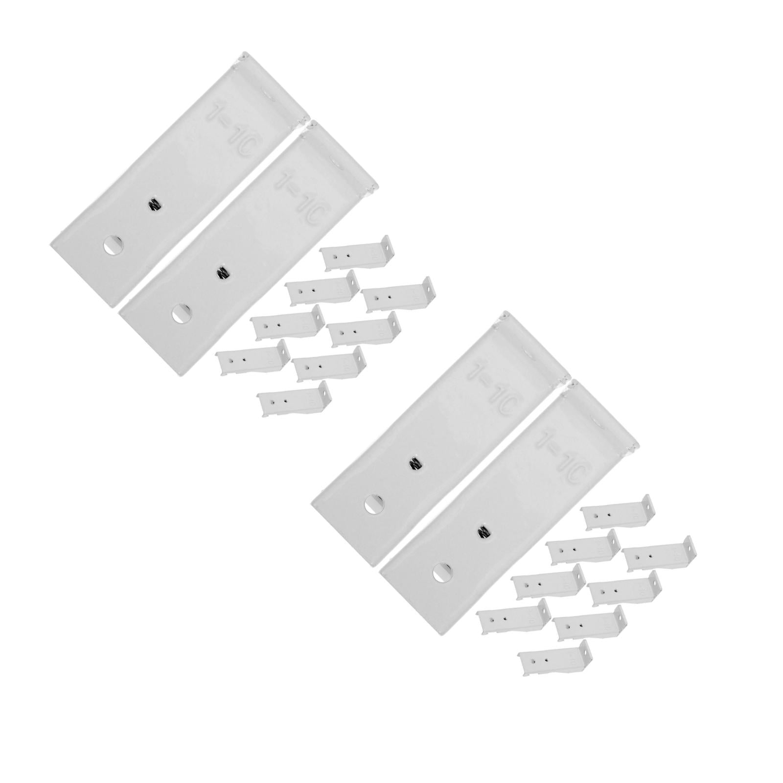 Raindrops 20 pcs Ceiling Curtain Track Brackets Wall Mount Curtain ...