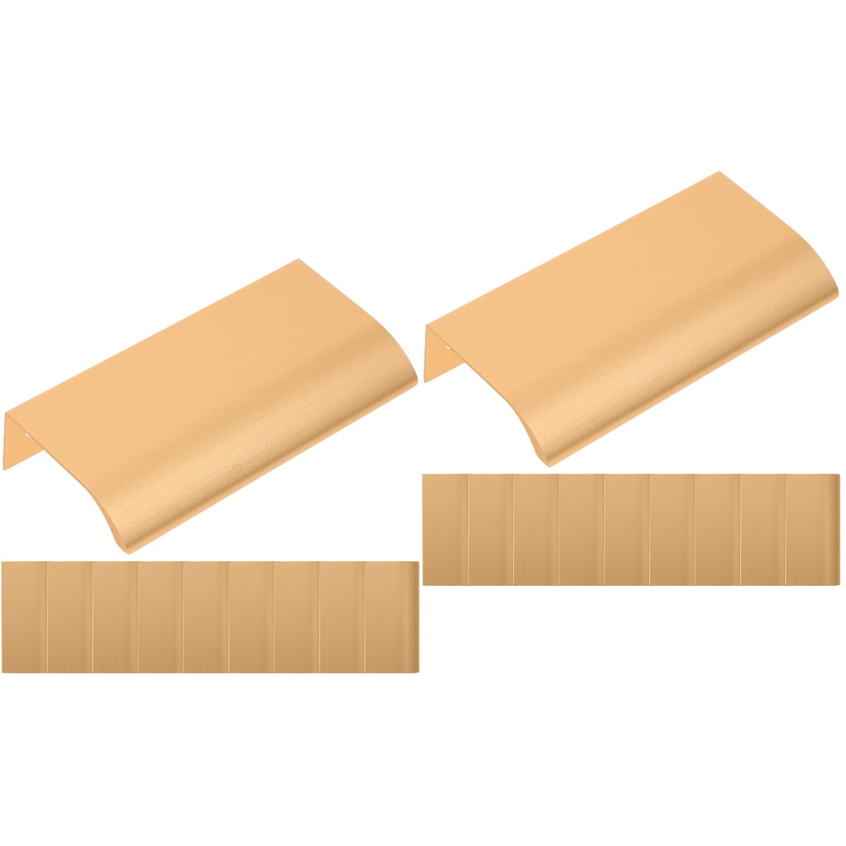 Raindrops 20 pcs Concealed Door Handles Hidden Cabinet Grips Kitchen ...