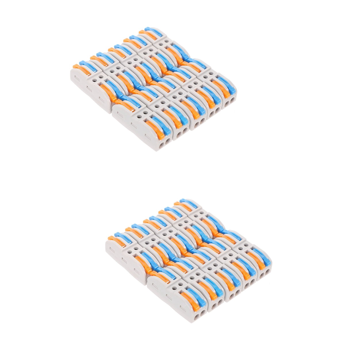 Raindrops 20 pcs Connector Block Electrical 2-in 2-out Quick Connect ...