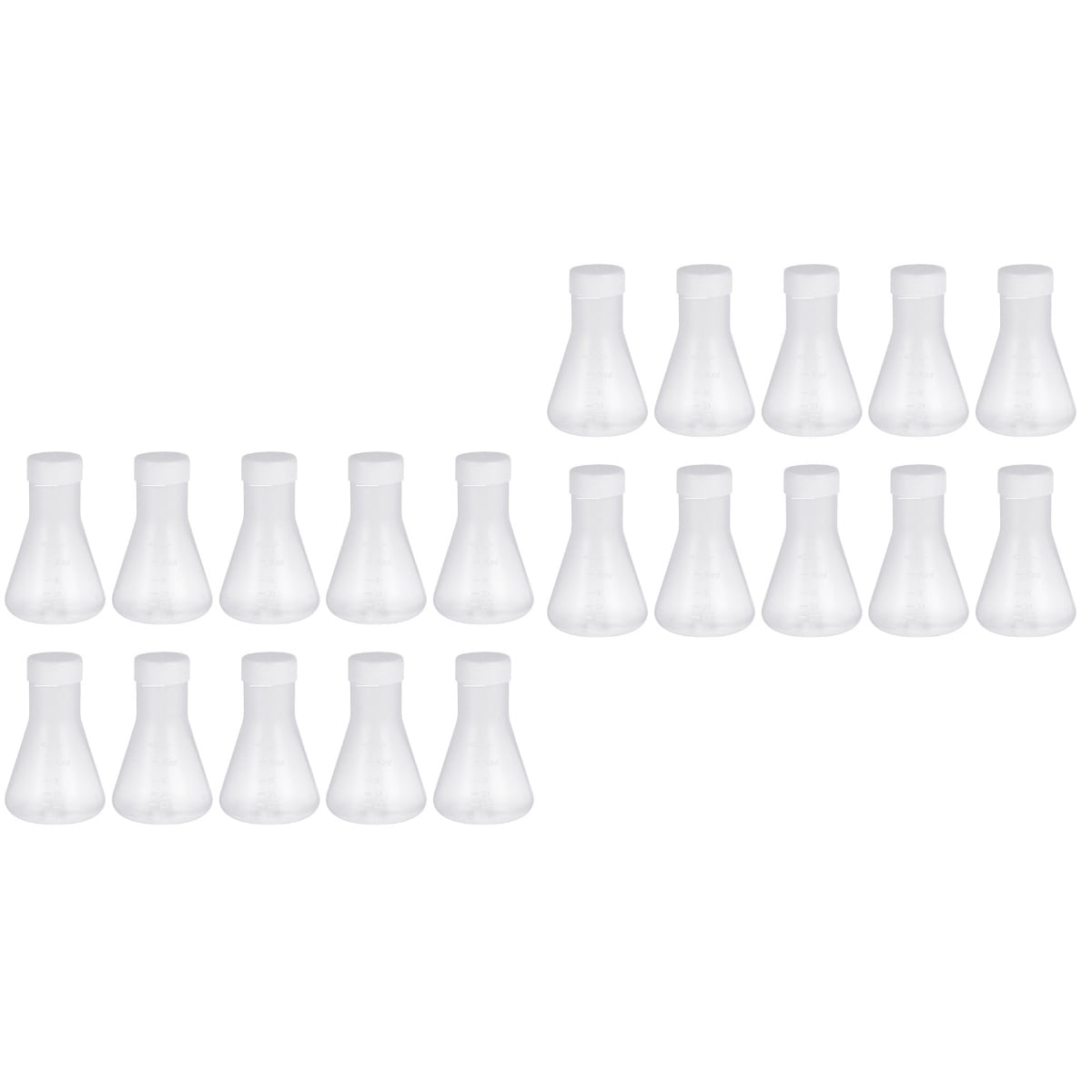 Raindrops 20 pcs Erlenmeyer Flasks Practical Plastic Flask Laboratory ...
