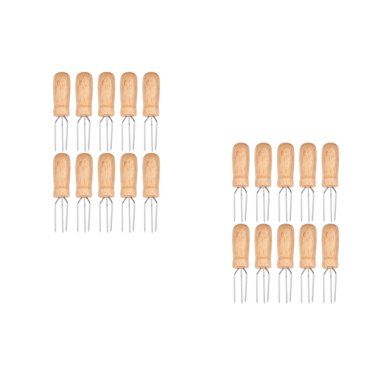 Raindrops 20 pcs Forks Holders Barbecue Forks Forks Stainless Steel ...