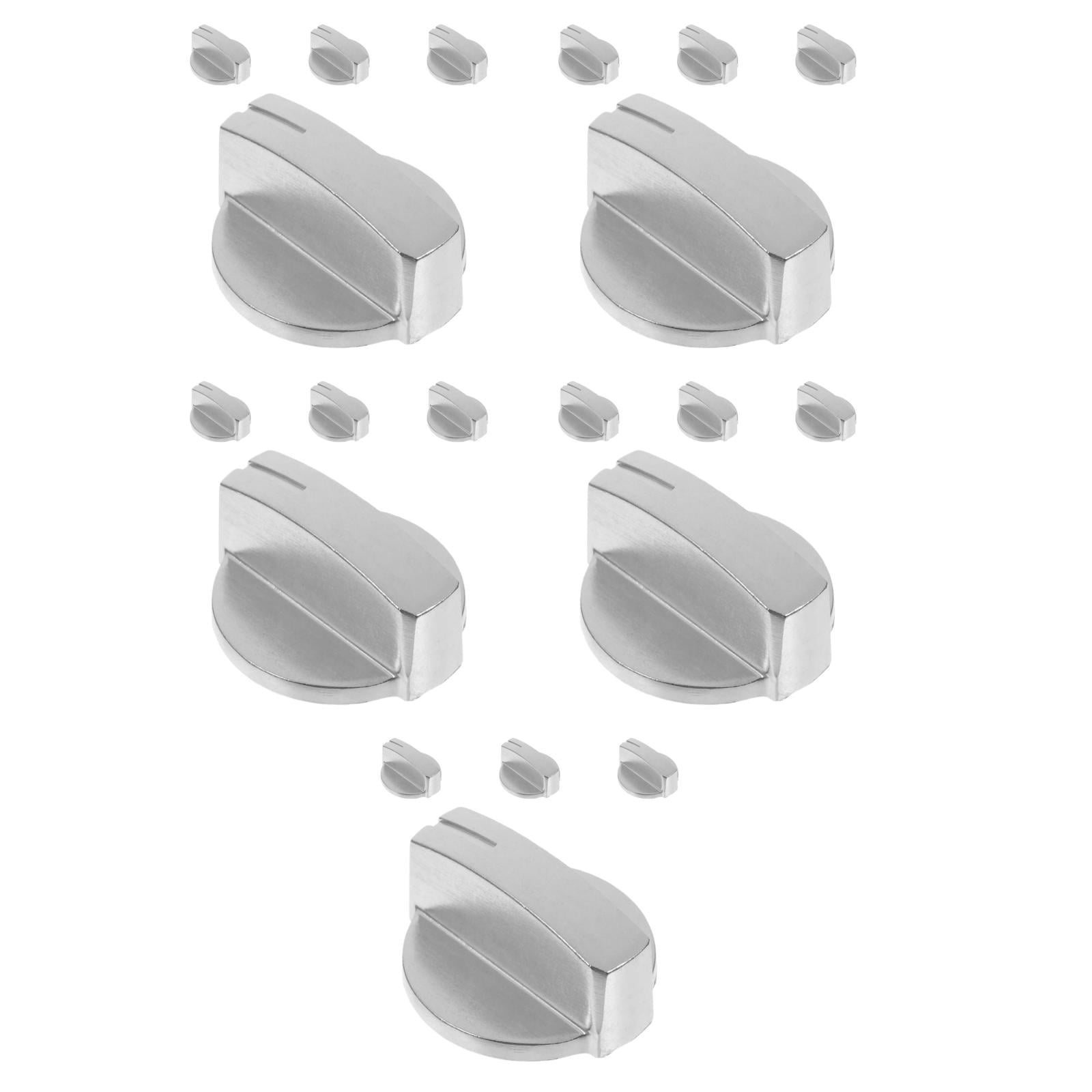 Raindrops 20 pcs Gas Burner Knobs Stainless Steel Cooktop Control Knobs ...