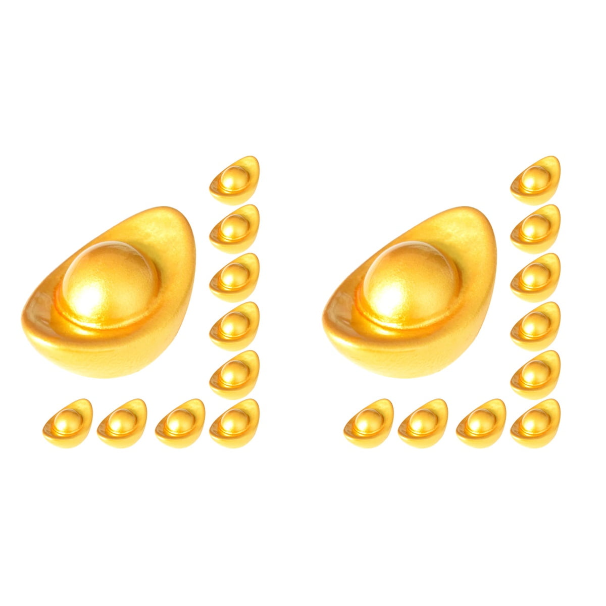 Raindrops 20 pcs Ingot Decor Ingot Models Ingot Ornaments Small Ingot ...