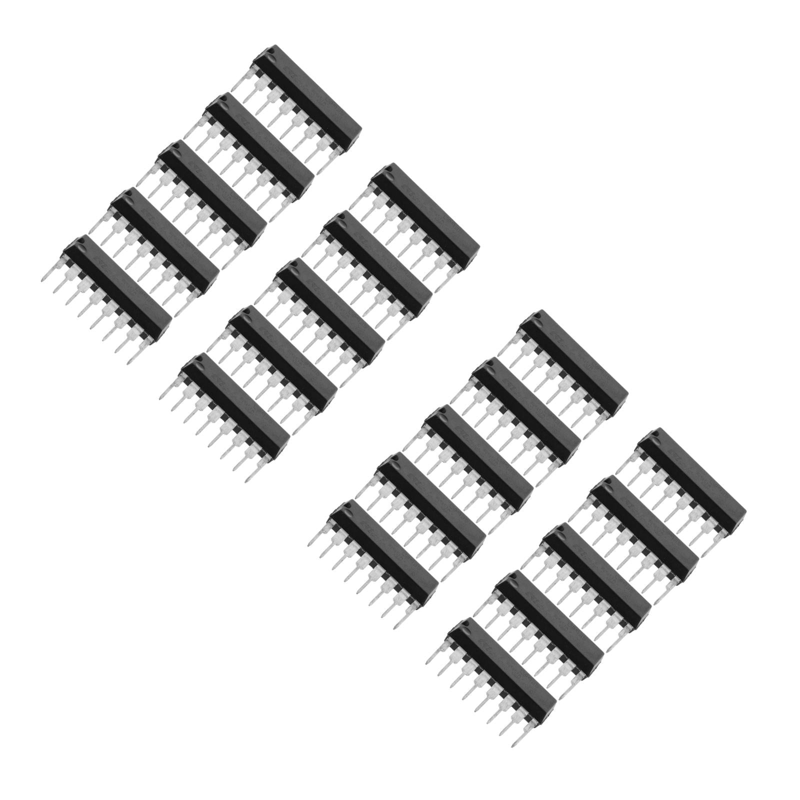 Raindrops 20 pcs L293D DIP 16-pin IC Stepper Controllers (Black) - Walmart.com