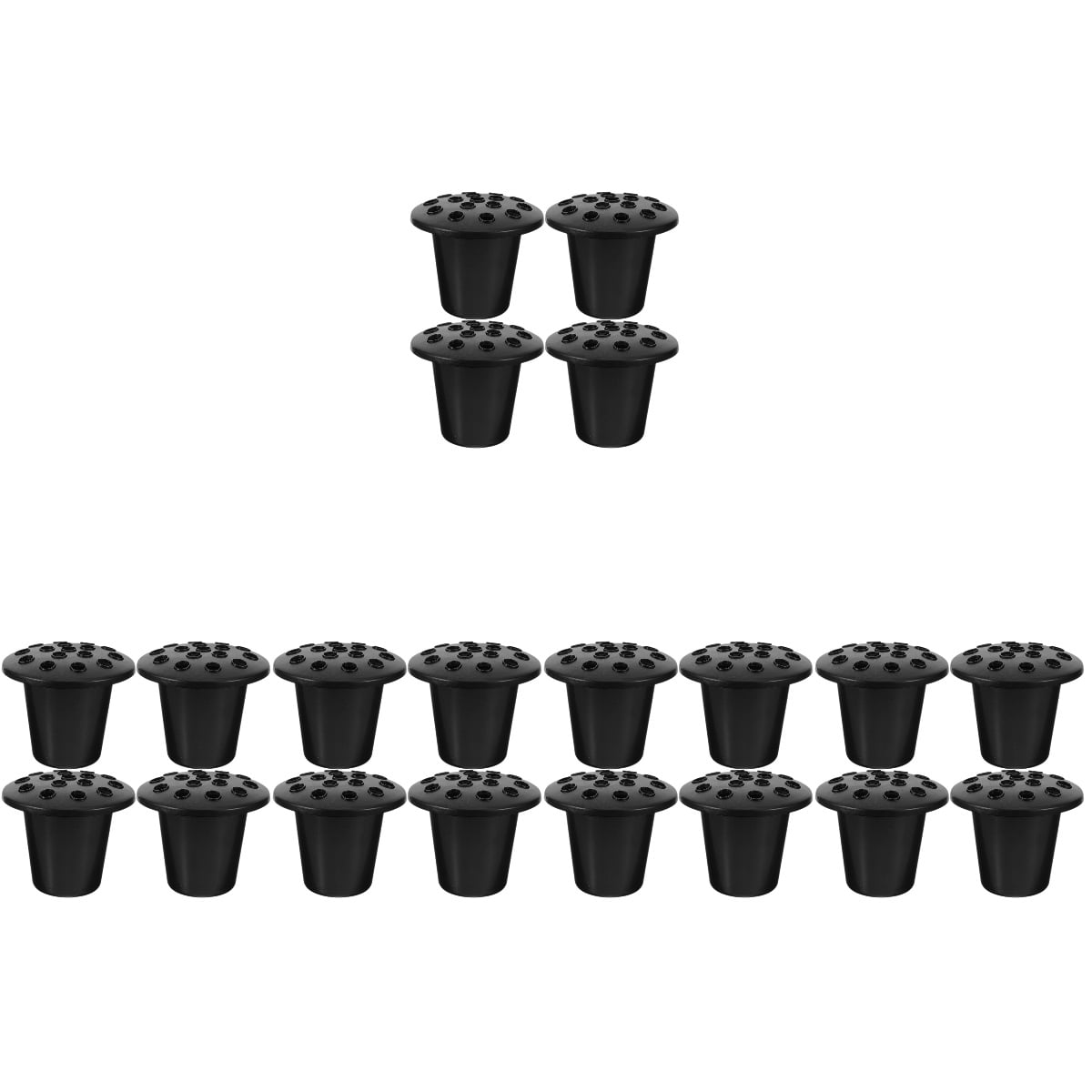 Raindrops 20 pcs Memorial Vase Cemetery Grave Flower Holder 16-hole ...