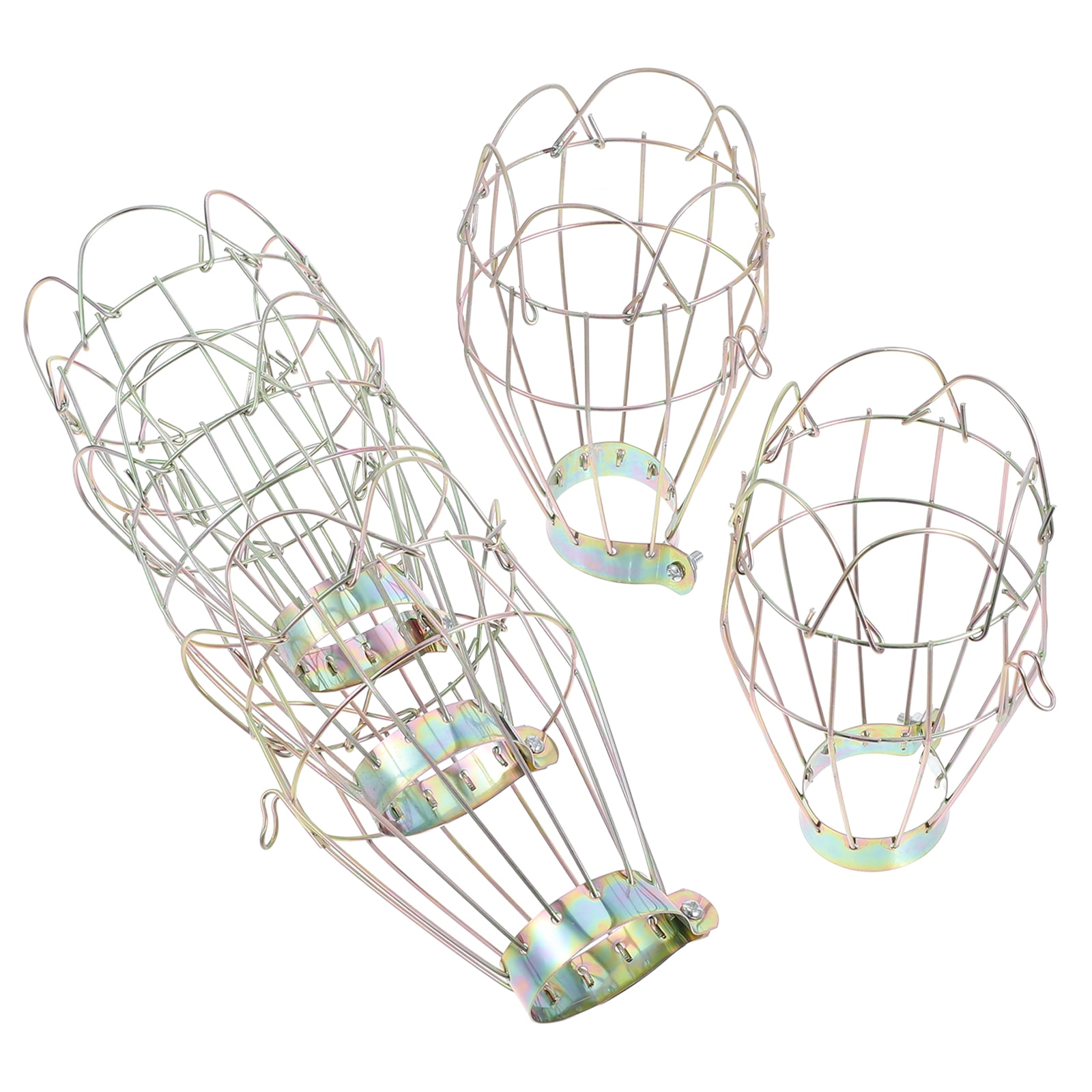 Raindrops 20 pcs Metal Lamp Bulb Guard Clamp Light Bulb Cage Guard ...