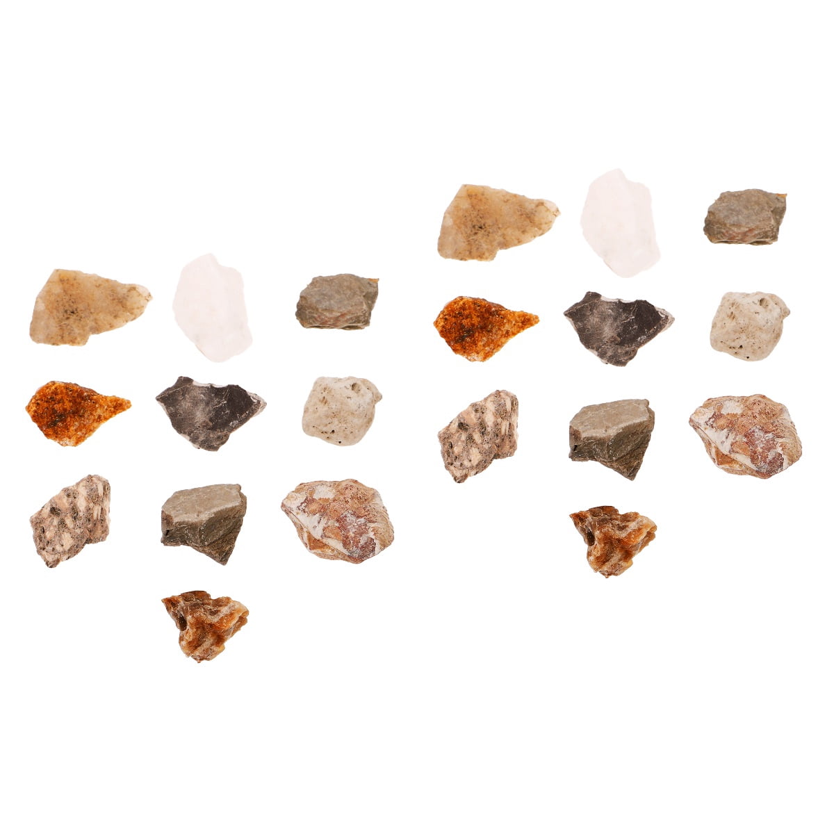 Raindrops 20 pcs Mineral Stones Decorations Natural Stone Ornament ...